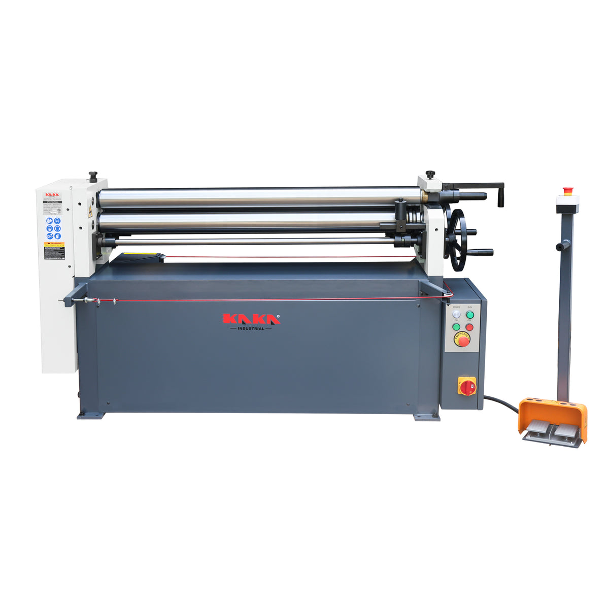 Kaka industrial ESR-5113 Electric Slip Roll Machine, 3 Rolls Plate ...