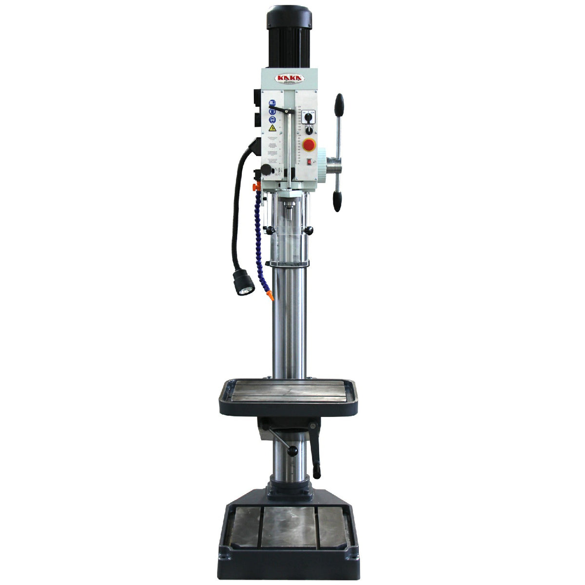 Gear Head Drill Machine GD-40 with Coolant System, MT4 Spindle Taper D ...