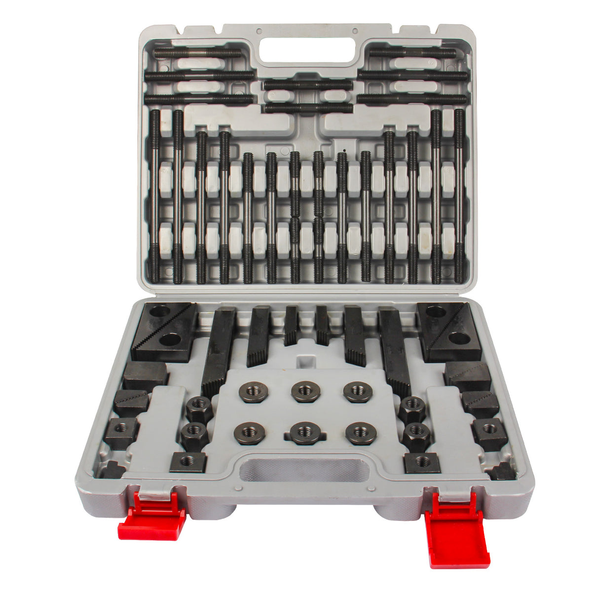 58pc Milling Clamping Kit - 14mm T-Slot / M12 Thread, Heavy Duty Steel ...